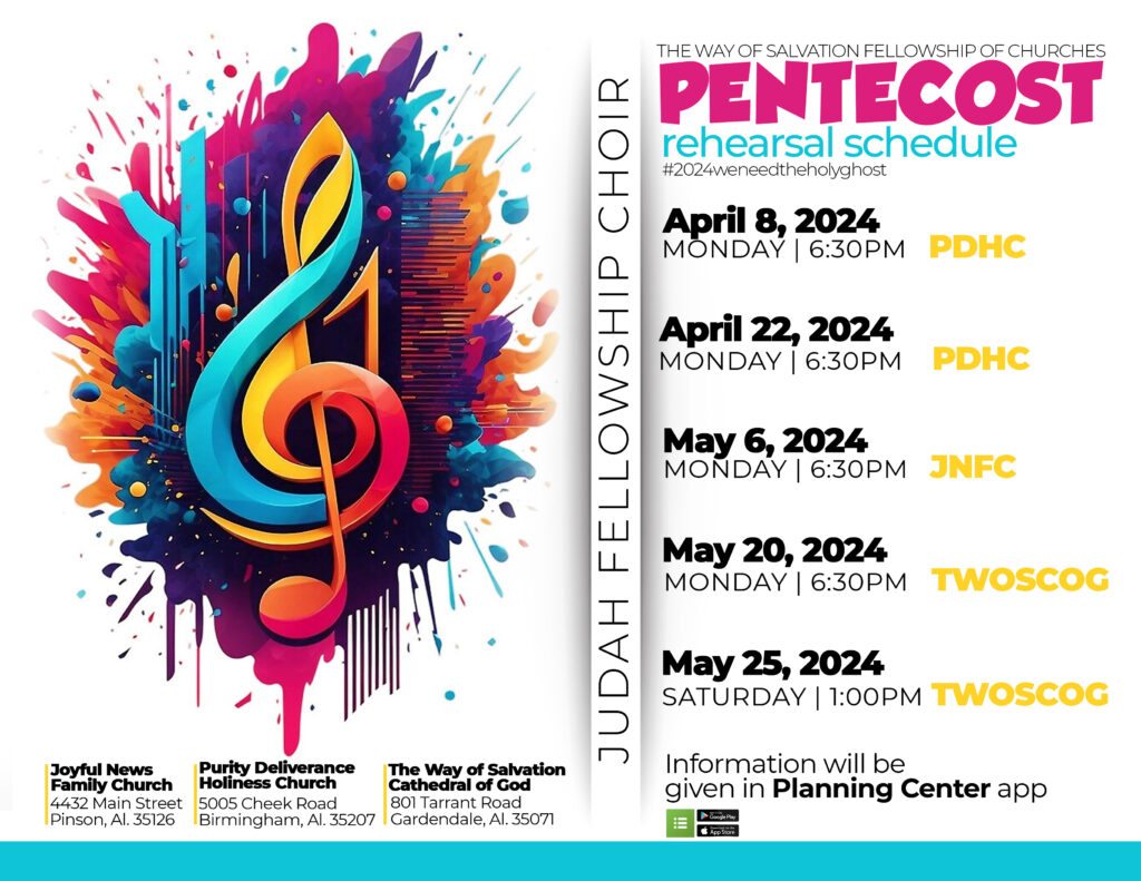 Pentecost 2024 | The Way of Salvation Fellowship of Churches